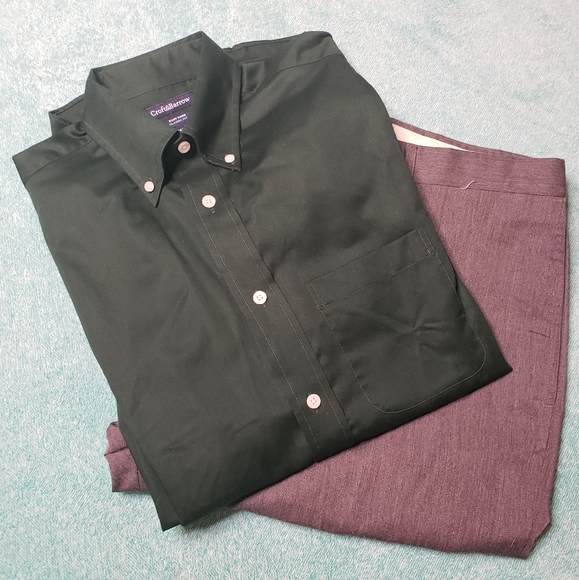 croft & barrow | Shirts | Croft Barrow Classic Fit Long Sleeve Dress ...